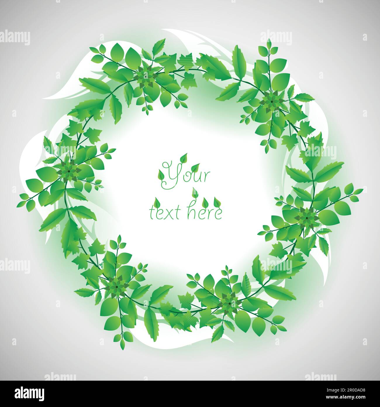 Abstract Floral Label Background Template Stock Vector Image & Art - Alamy