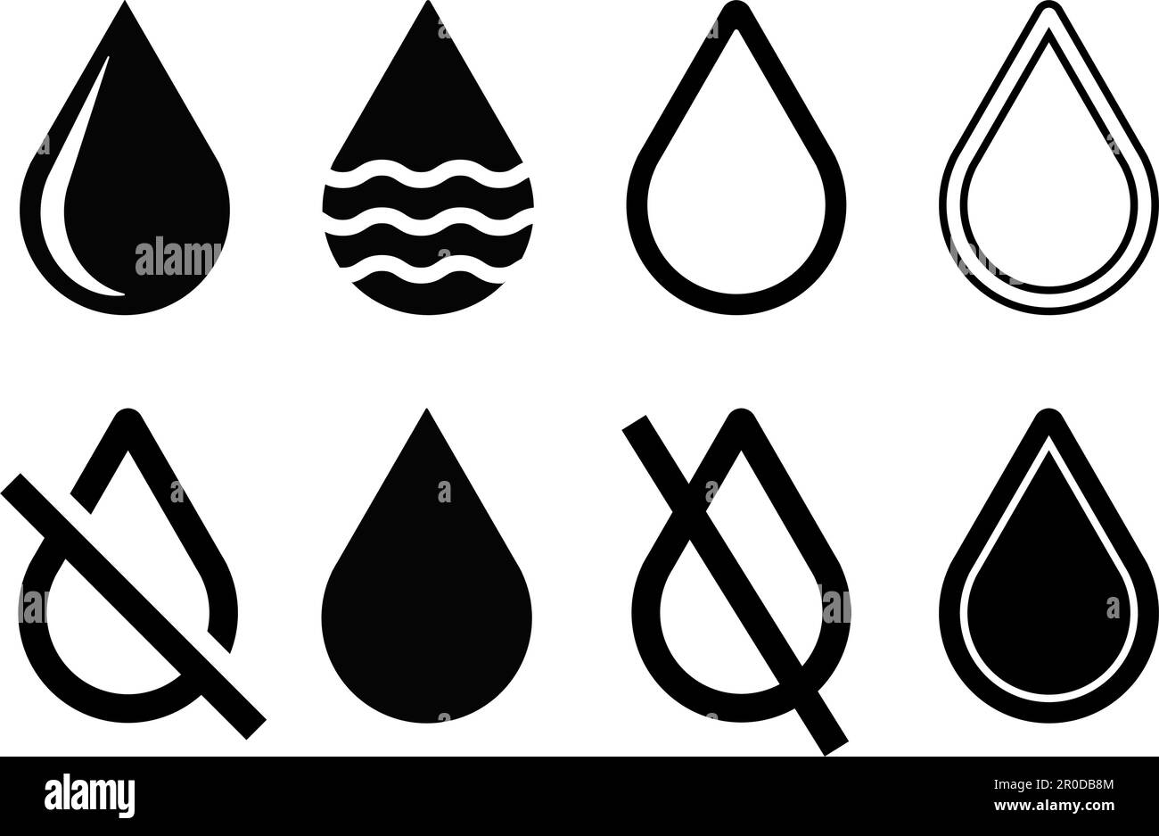 Water drop icon set. Flat vector illustration Stock Vector Image & Art ... Water drop icon set. Flat vector illustration Stock Vector Image & Art ...