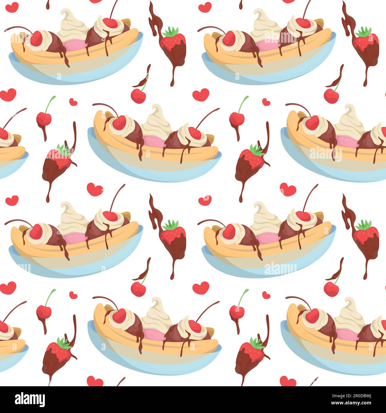 Banana Split Drawing