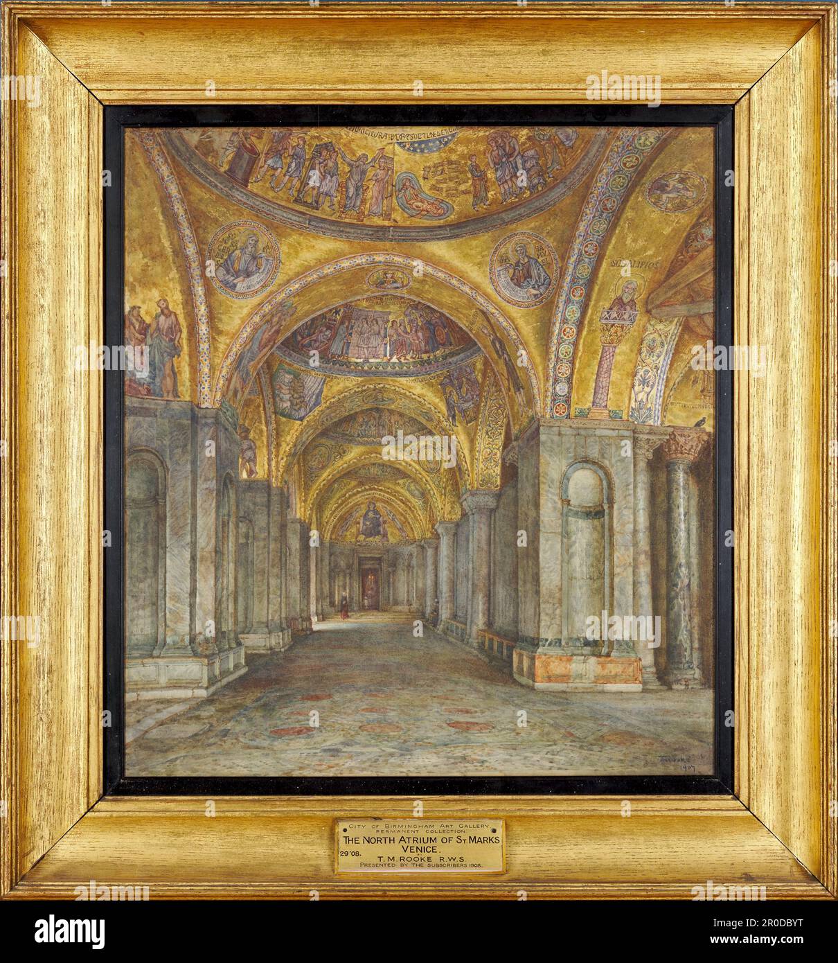 Venice - North Atrium of St Mark's,1907. Thomas Matthews Rooke (d.1942 ...