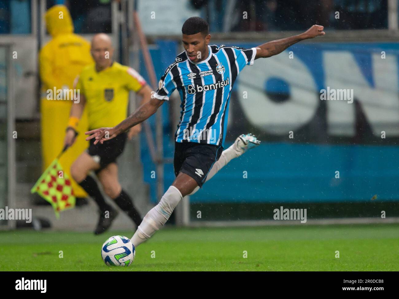 Porto Alegre, Brazil, 07th May, 2023. Thomas Luciano of Gremio, during ...