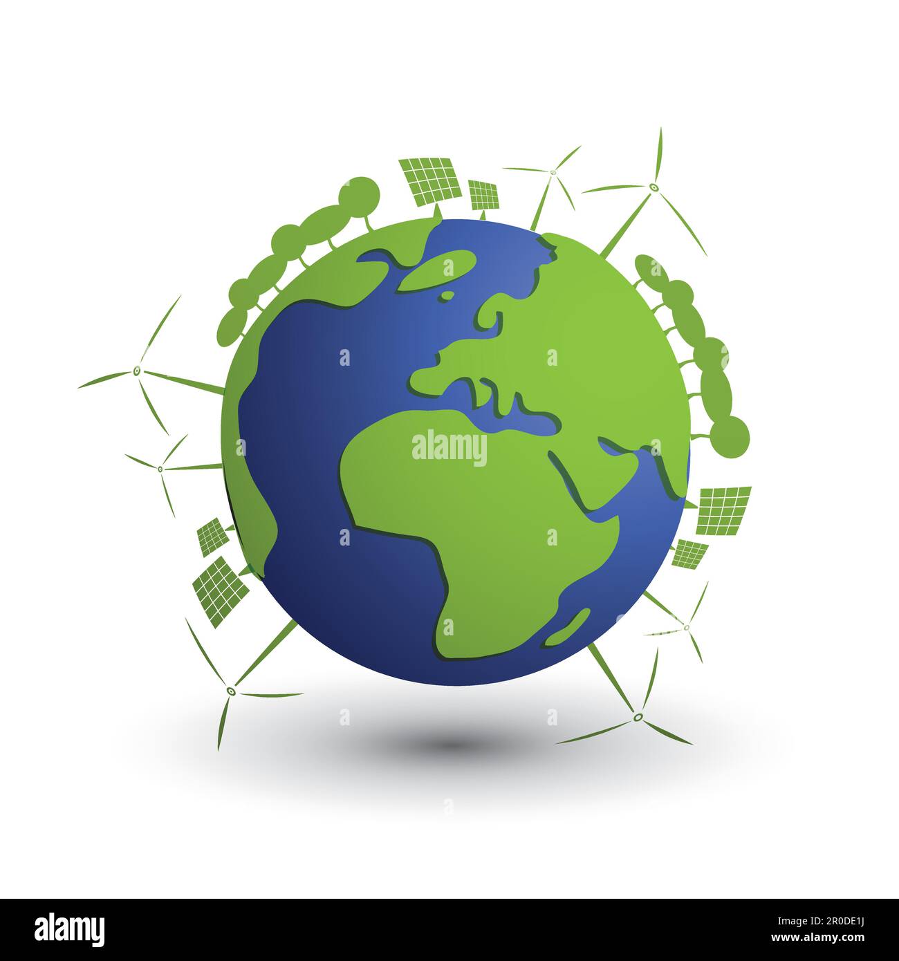 Think Green, Green Electricity, Eco Friendly Ideas - Earth Globe ...