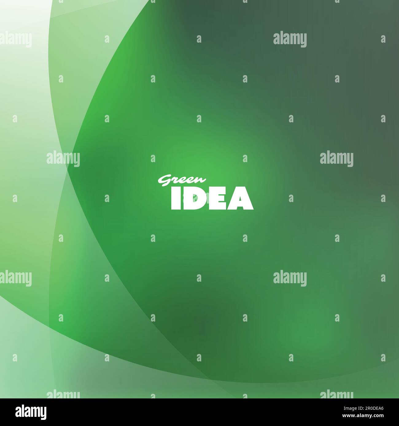 Green Idea - Eco, Bio, Nature Background Design Template Stock Vector ...