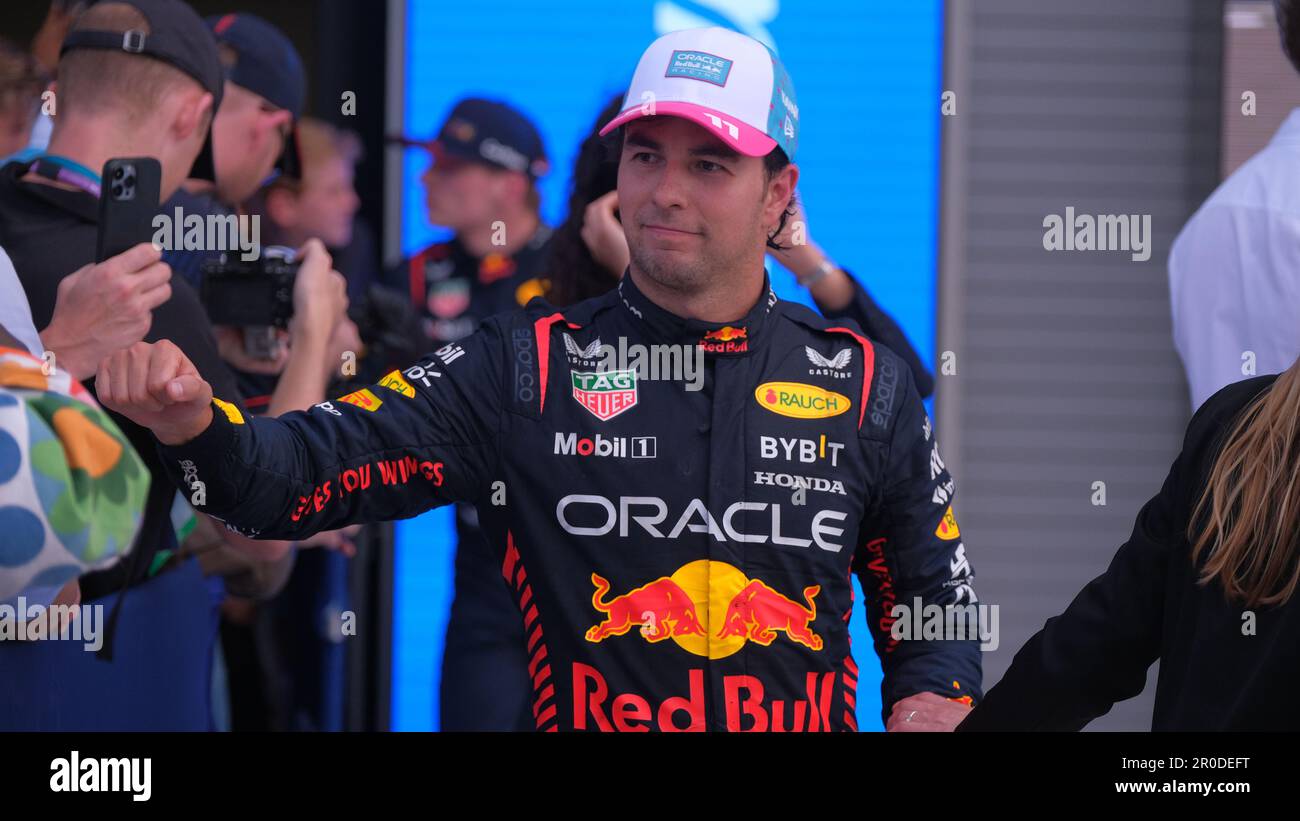 Miami, FL, USA. 7th May, 2023. MAY 7th, 2023: Sergio Perez during the ...