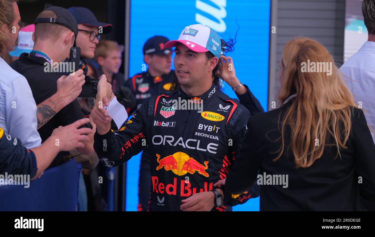Miami, FL, USA. 7th May, 2023. MAY 7th, 2023: Sergio Perez during the ...