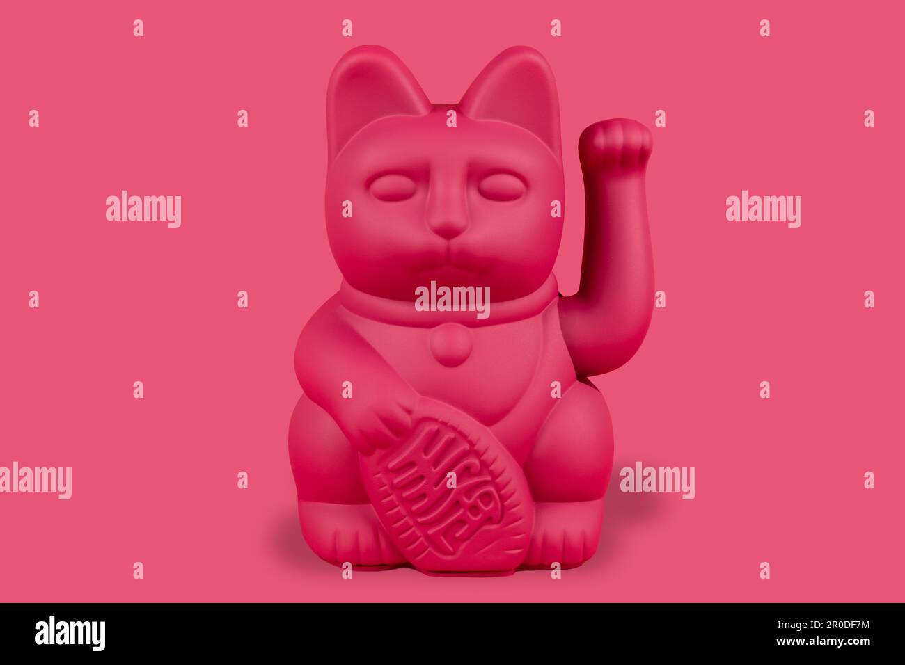 maneki neko lucky cat symbol for luck and prosperity background Stock ...