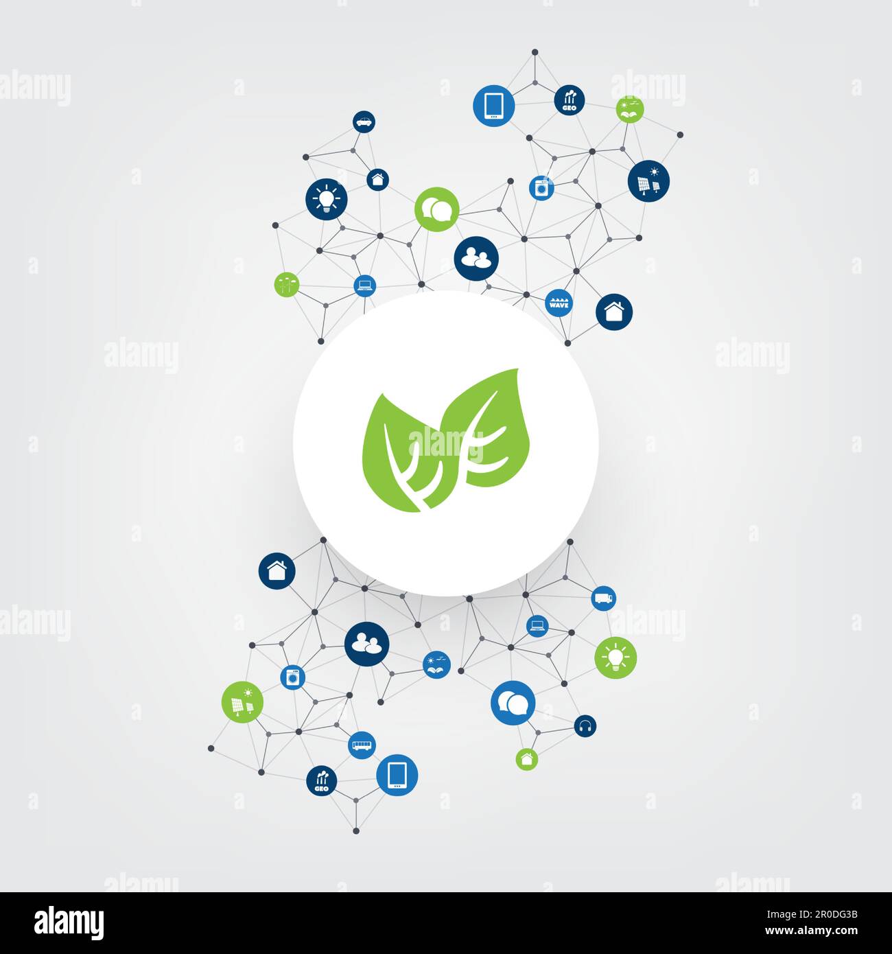 Global Warming, Eco Friendly Connections, Networks - Design Concept ...