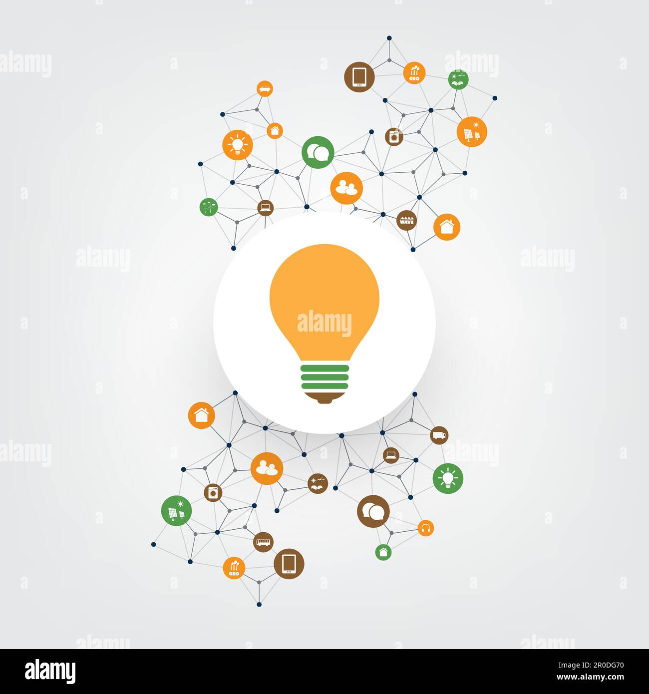 Global Warming, Eco Friendly Connections, Networks - Design Concept ...