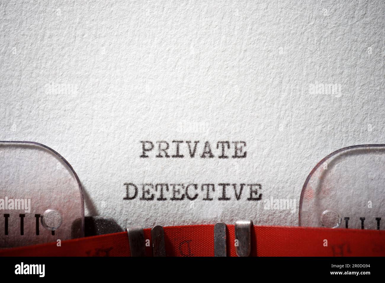 Detective text hi-res stock photography and images - Alamy