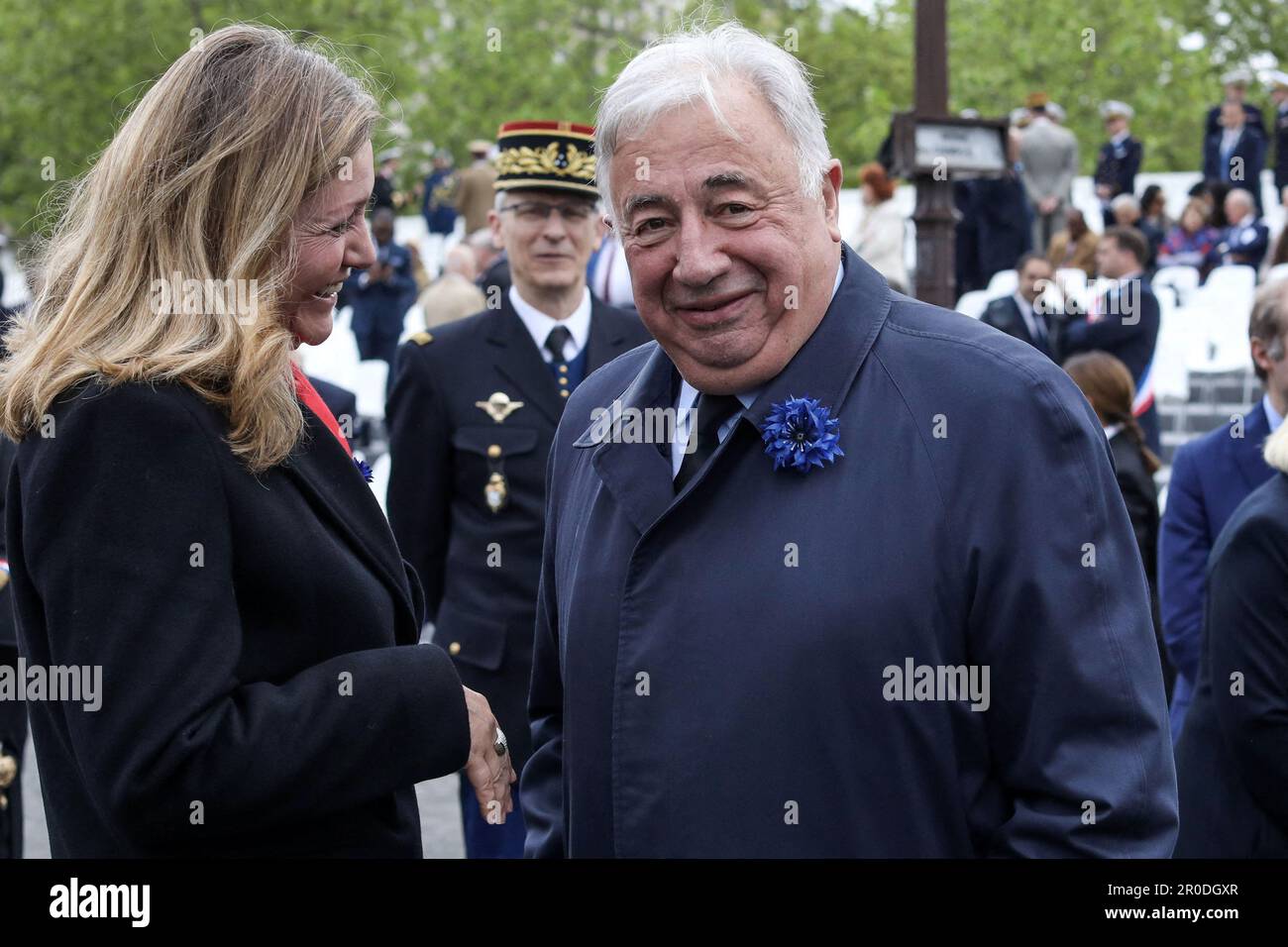 La présidente de l'Assemblée nationale, Yaël Braun-Pivet et Gérard ...