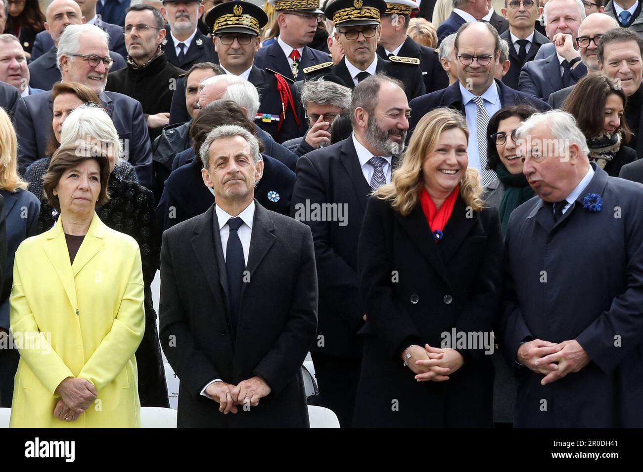 Nicolas Sarkozy, Catherine Colonna, la présidente de l'Assemblée ...