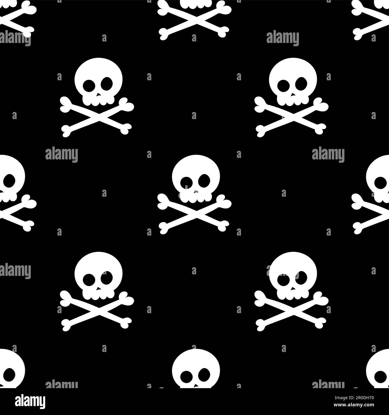Pirate seamless pattern - Cute sea adventures collection. Pirate scull ...