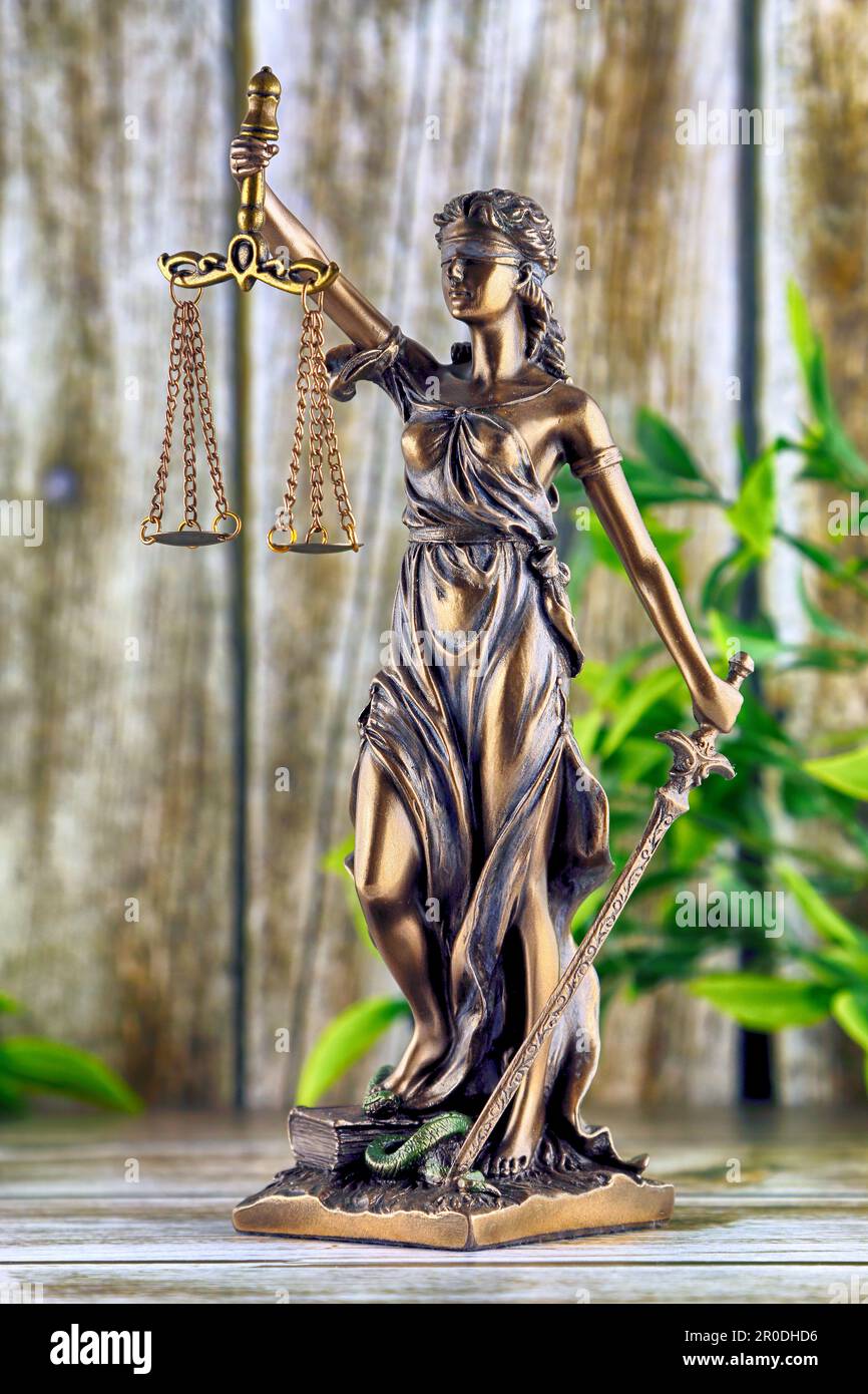 Symbol of law and justice. Consumer rights concept. Regulations ...