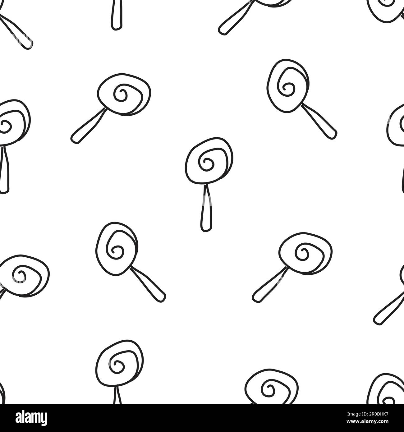 Doodle Art Seamless Pattern Stock Vector Image & Art - Alamy