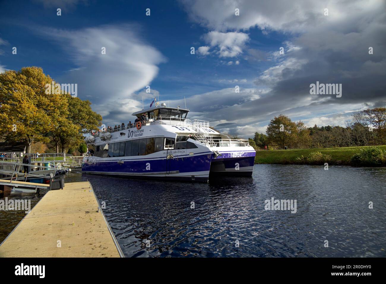 The Caledonian Canal connects the Scottish east coast at Inverness with ...