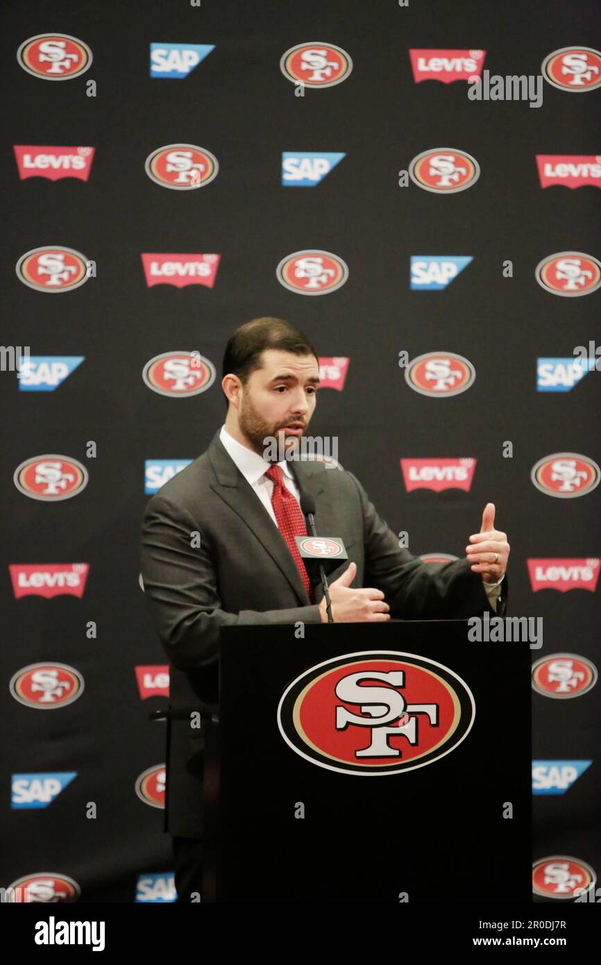 San Francisco 49ers CEO Jed York speaks during a press conference at ...