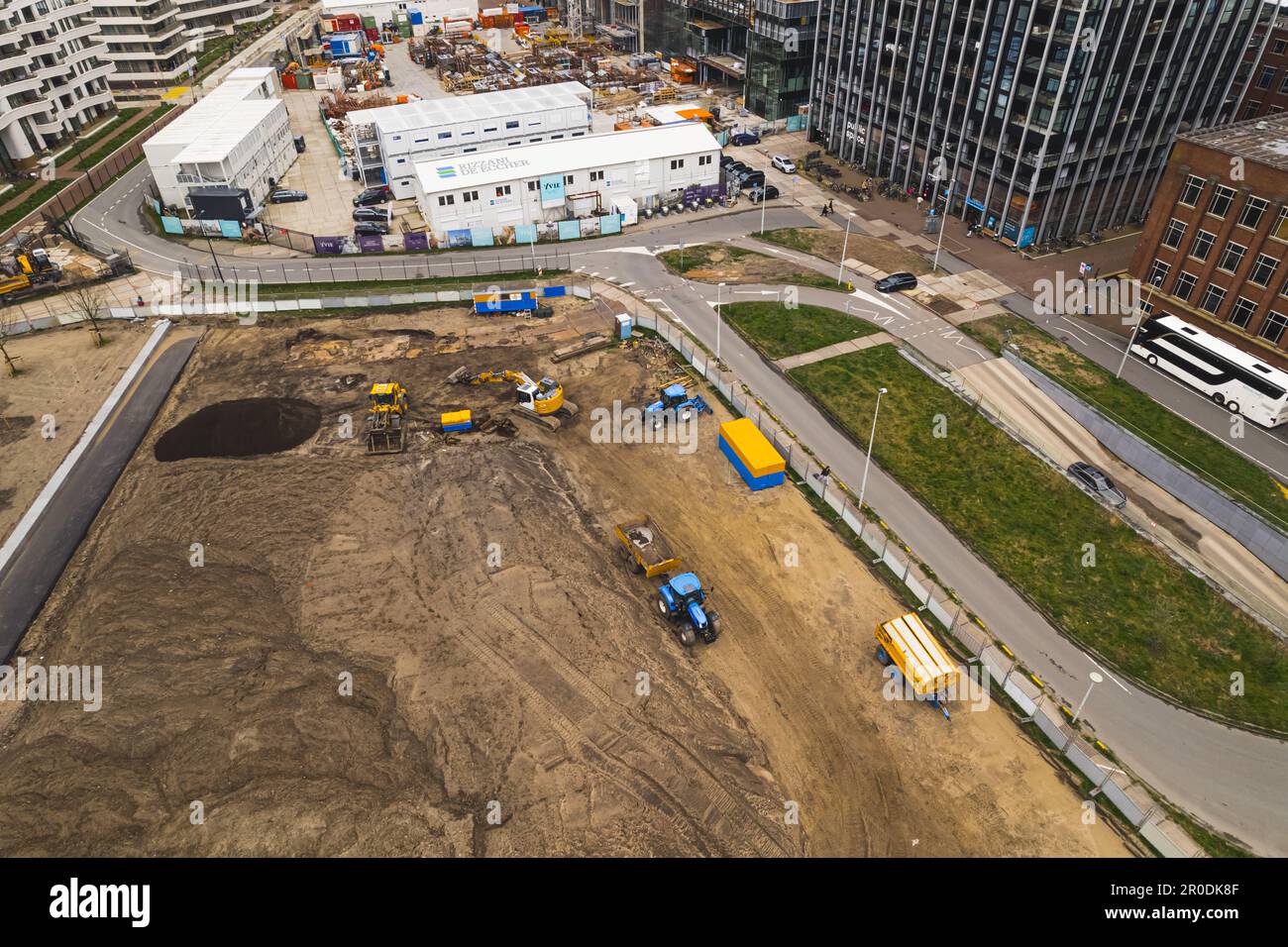 Construction site building high quality hi-res stock photography and ...