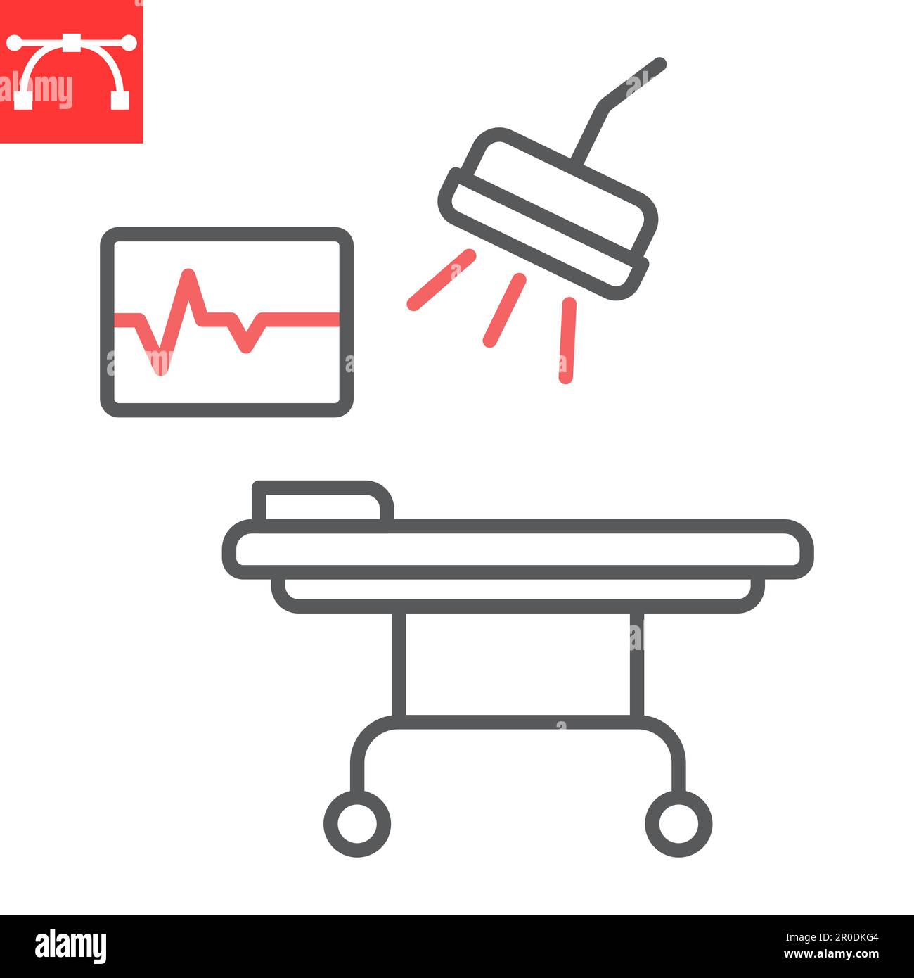 Surgical table patient Stock Vector Images - Alamy