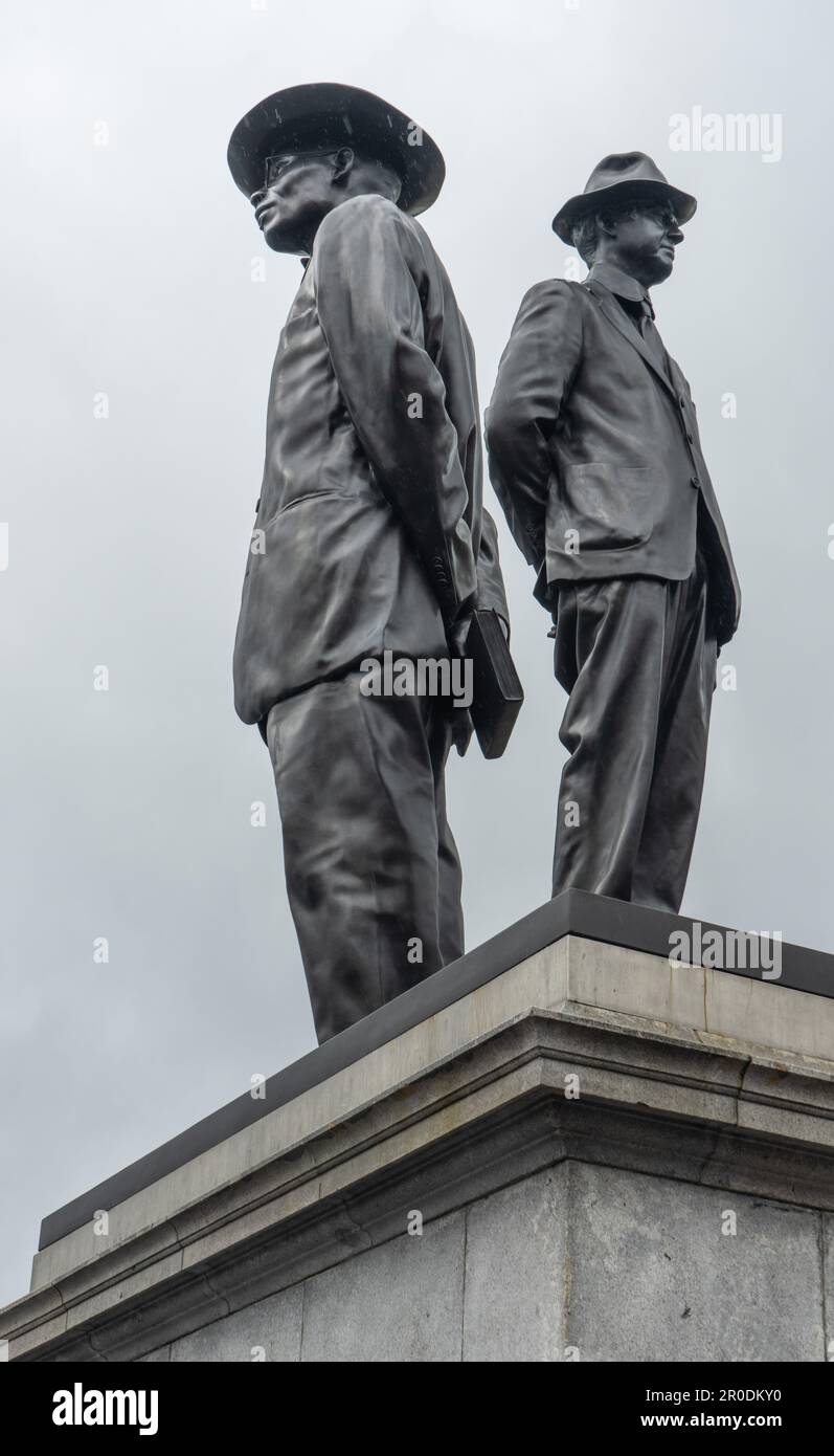 Fourth plinth statue at Trafalgar Square London,England,UK Stock Photo ...