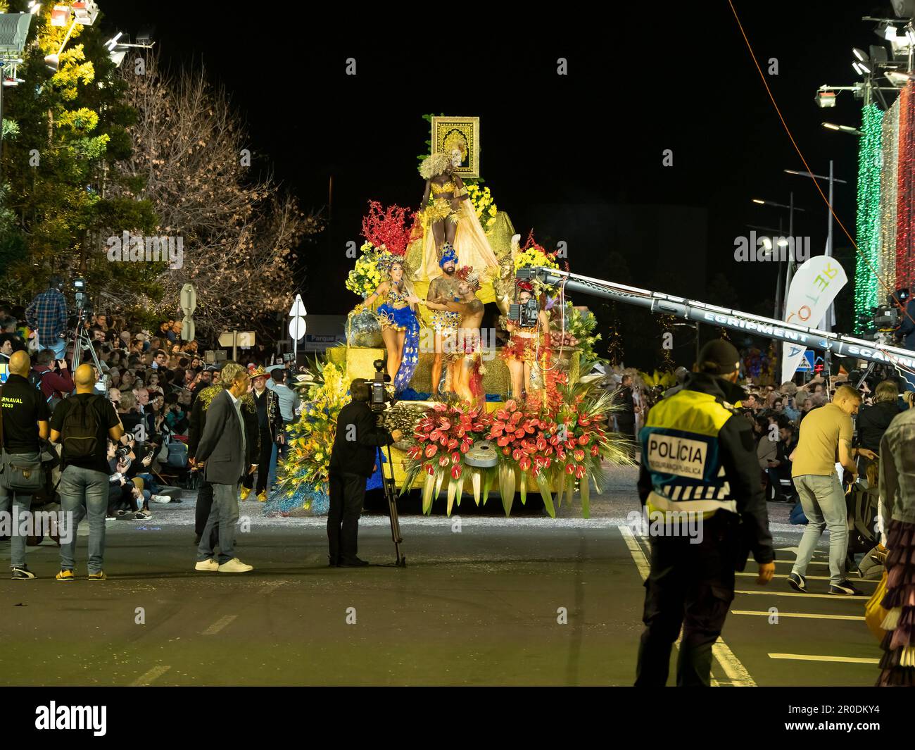 The big Parade, The February Carnival, Funchal, Madeira, Portugal Stock ...
