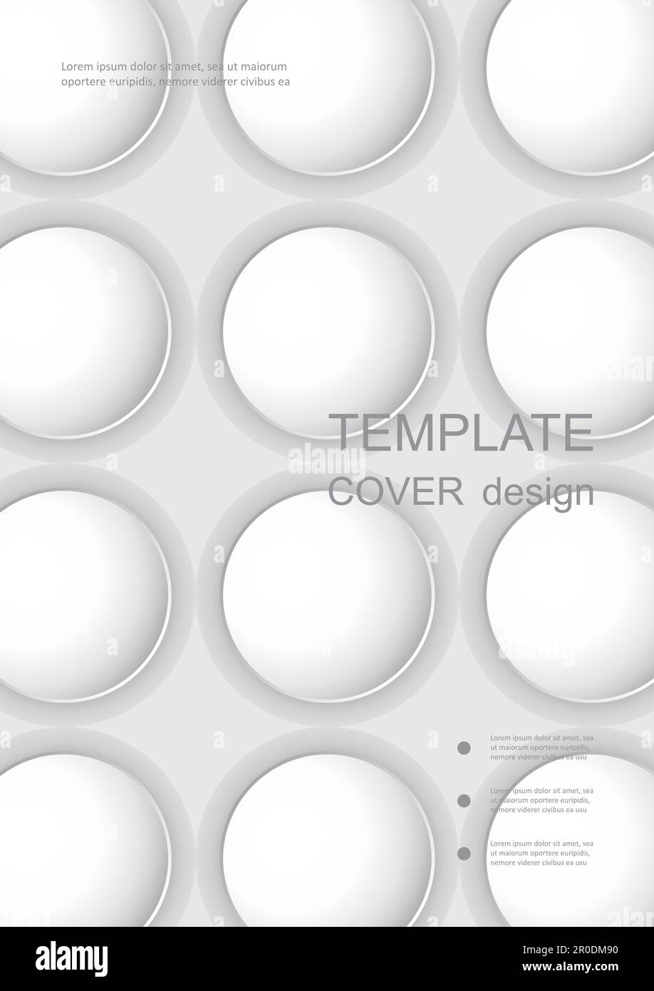 Circular background with concentric elements. Minimal abstract clean ...