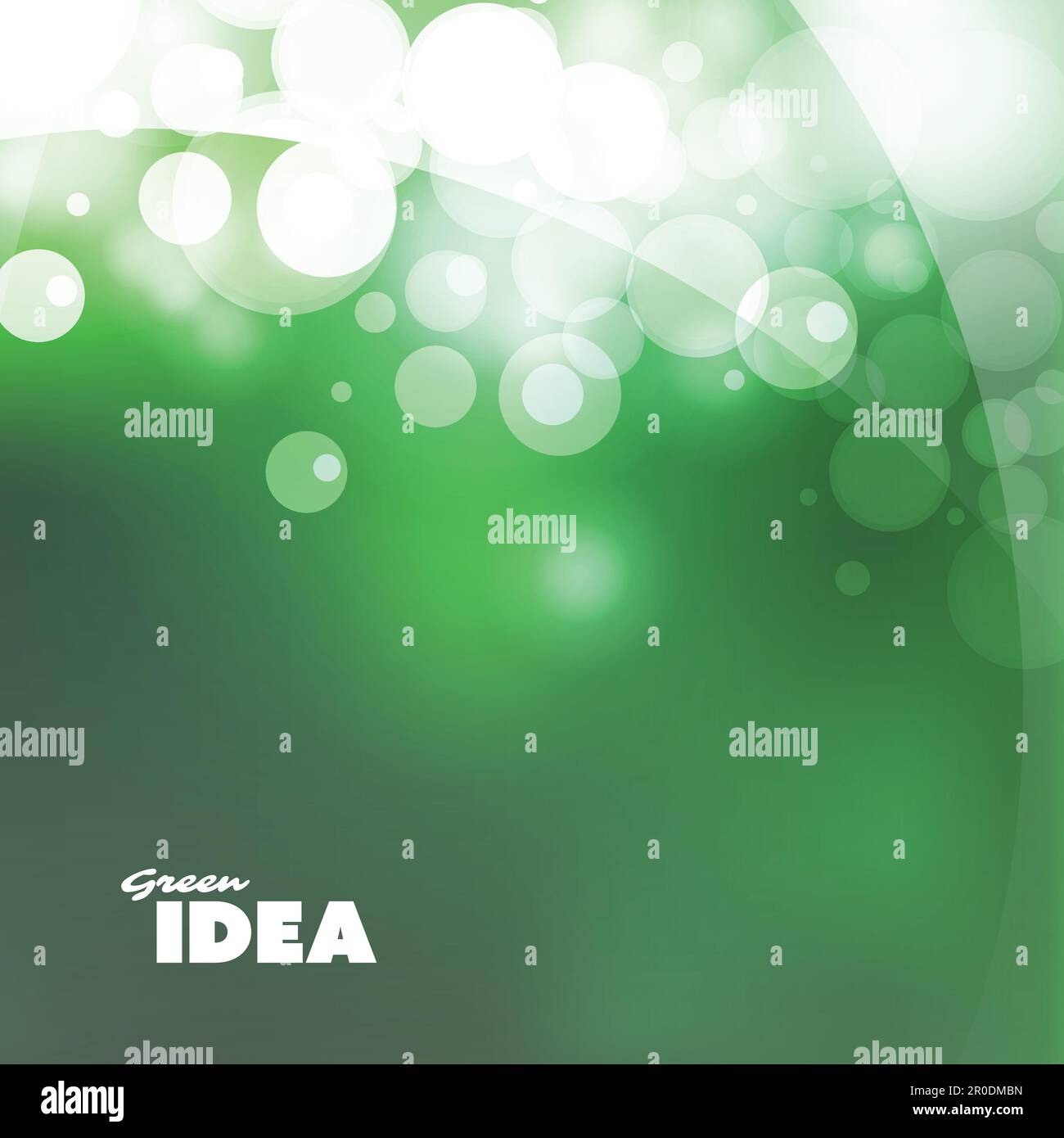 Green Idea - Eco, Bio, Nature Background Design Template Stock Vector ...