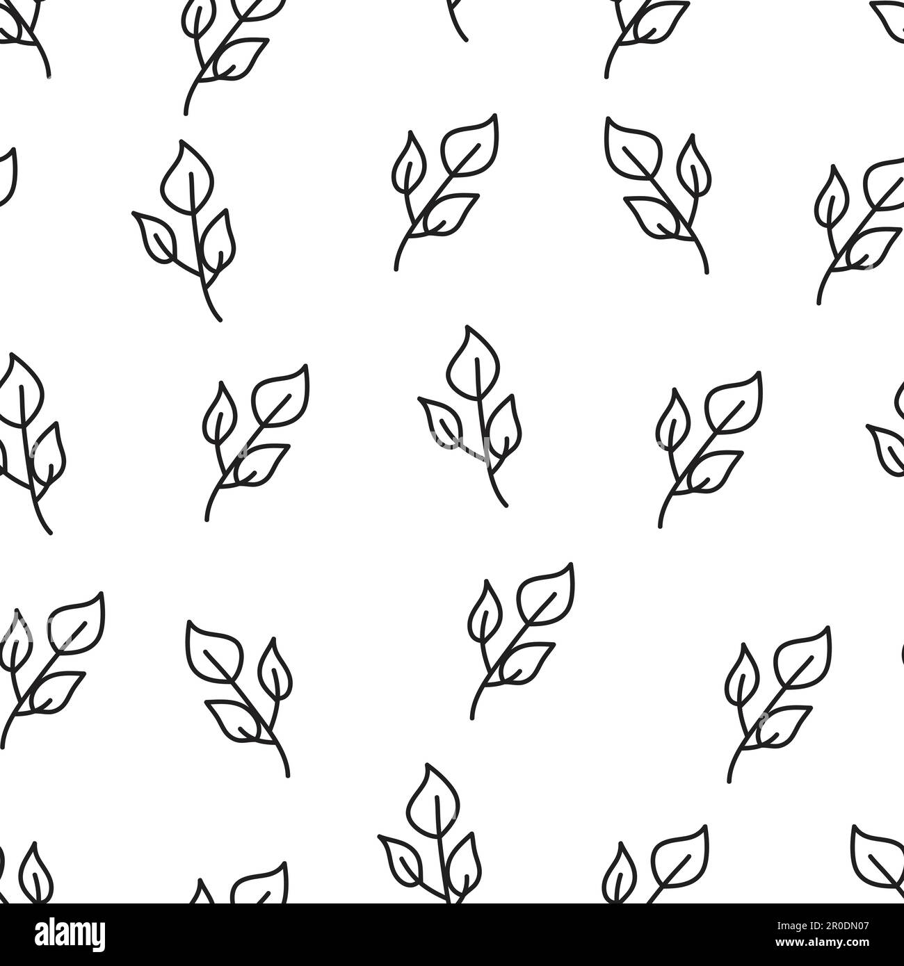 Doodle Art Seamless Pattern Stock Vector Image & Art - Alamy