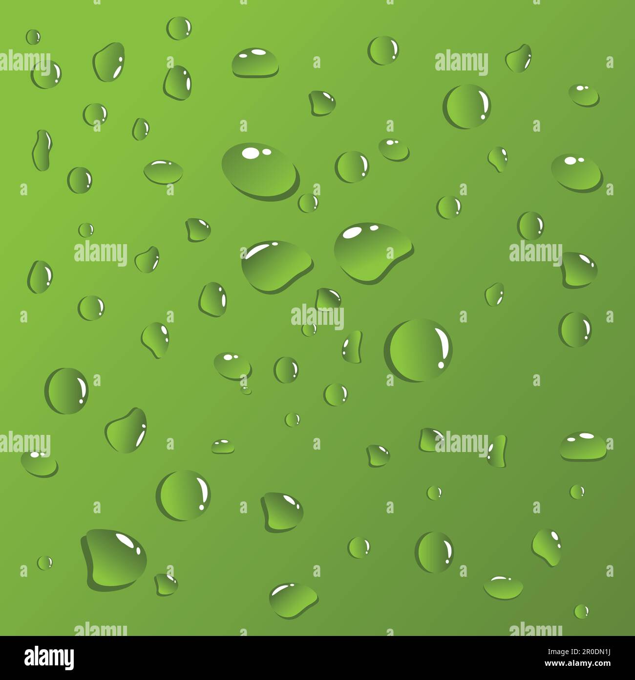 Water droplet on plant Stock Vector Images - Alamy