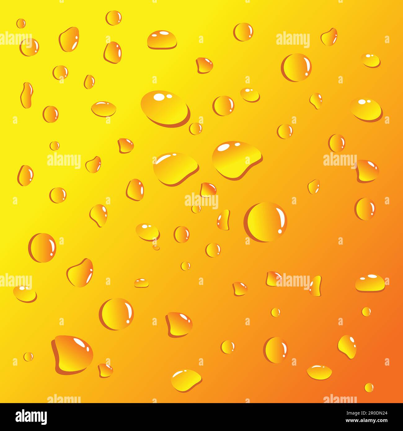 Yellow leaf water drop Stock Vector Images - Alamy