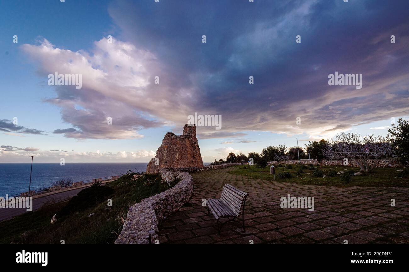 Torre Nasparo (Tiggiano) -Salento, Puglia, Italy Stock Photo - Alamy