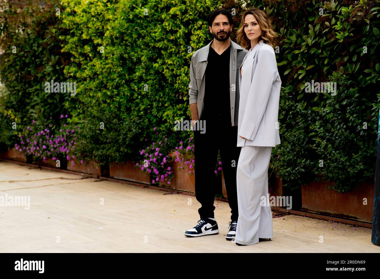 Rome, Italy, 8th May 2023, Laura Chiatti e Marco Bocci attends the ...