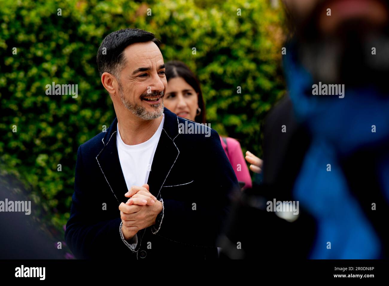 Rome, Italy, 8th May 2023, Peppino Mazzotta attends the photocall of ...