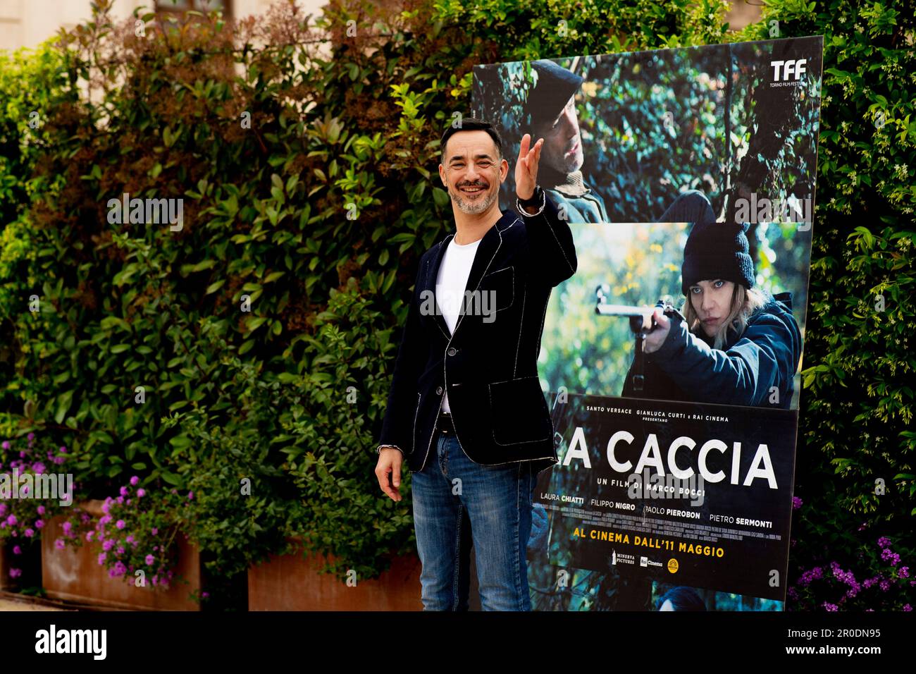 Rome, Italy, 8th May 2023, Peppino Mazzotta attends the photocall of ...