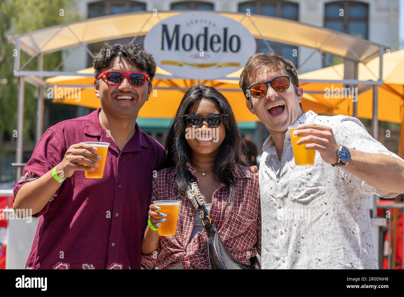 IMAGE DISTRIBUTED FOR MODELO - Fans enjoy Modelo at the "Museum of ...