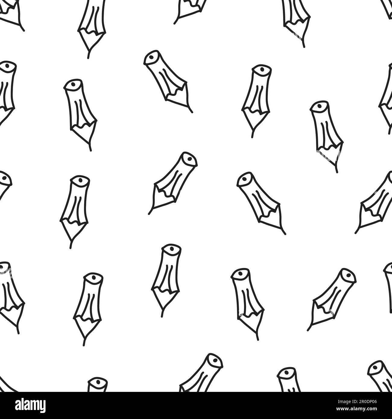 Doodle Art Seamless Pattern Stock Vector Image & Art - Alamy