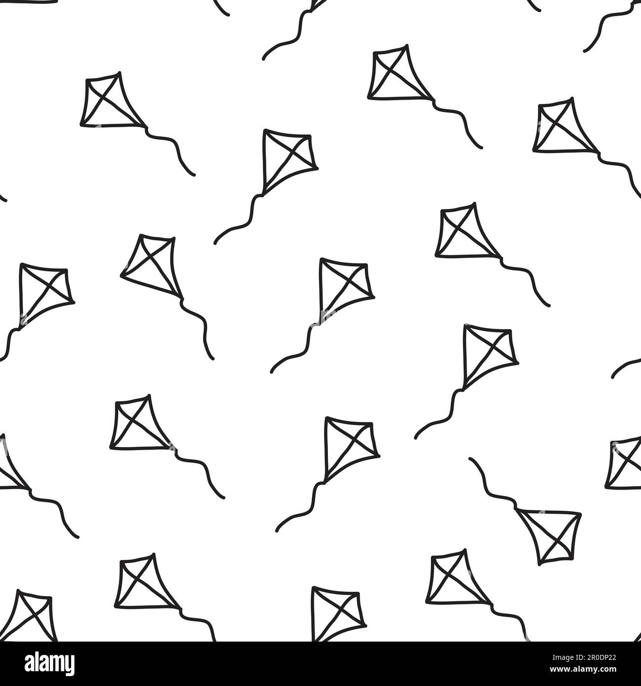 Doodle Art Seamless Pattern Stock Vector Image & Art - Alamy