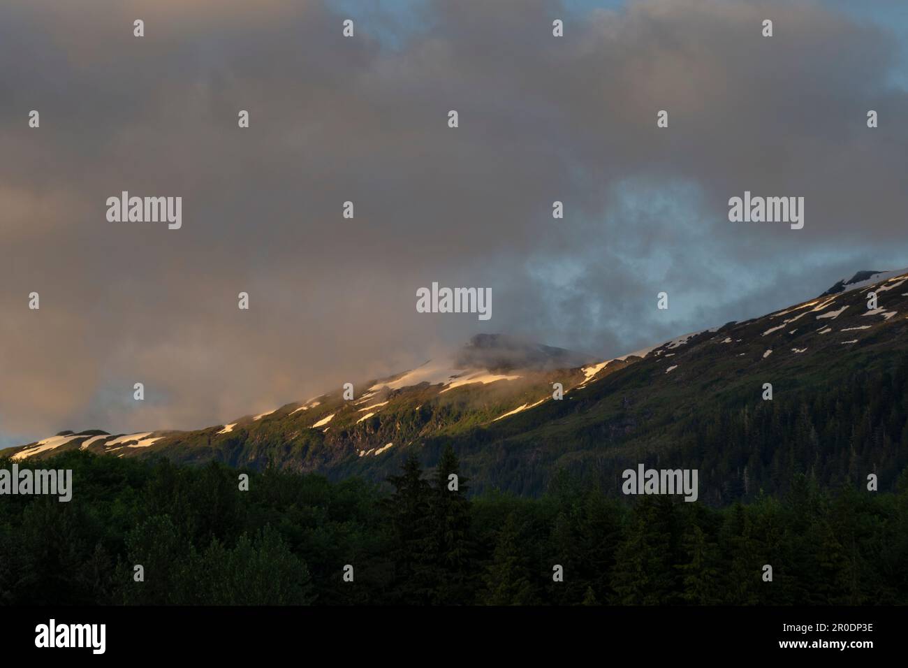 A breathtaking landscape featuring snow-capped mountains in the wild ...