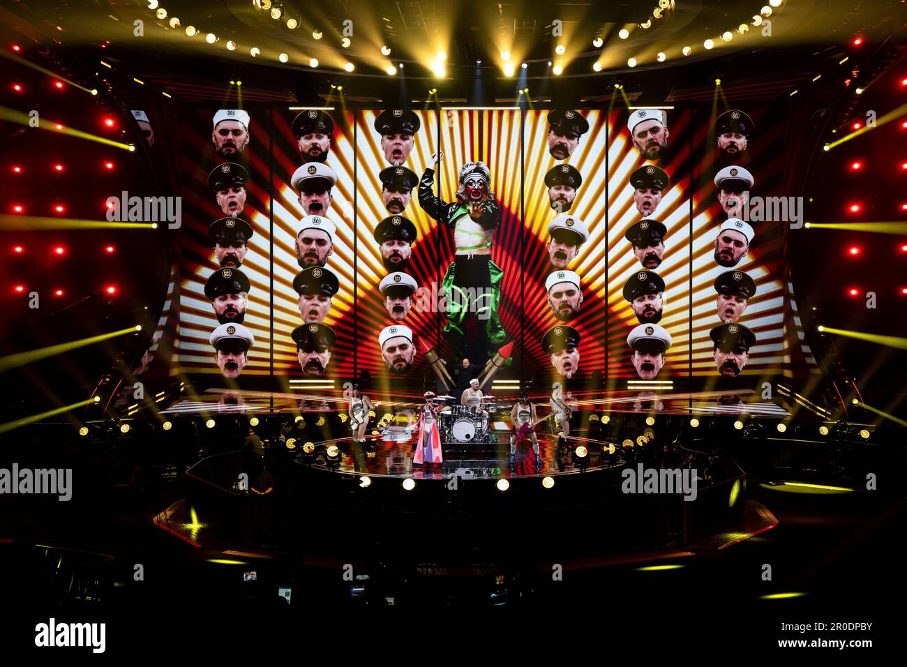 LIVERPOOL - Let 3 from Croatia during the dress rehearsal for the first ...