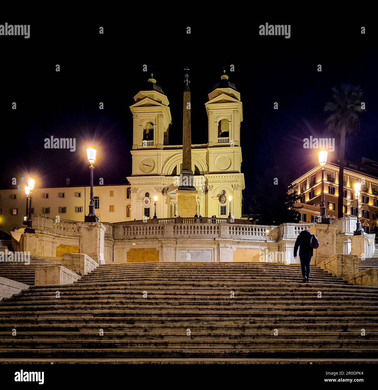 Piazza di Spagna - The most famous stairs in Rome - Italy Stock Photo ...