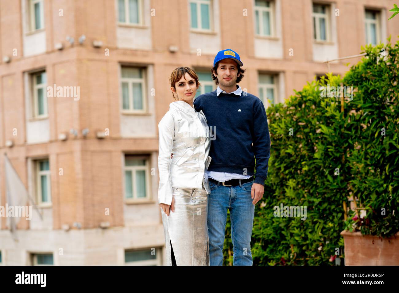 Rome, Italy, 8th May 2023, Hopper Jack Penn and Zoe Bleu Sidel attends ...
