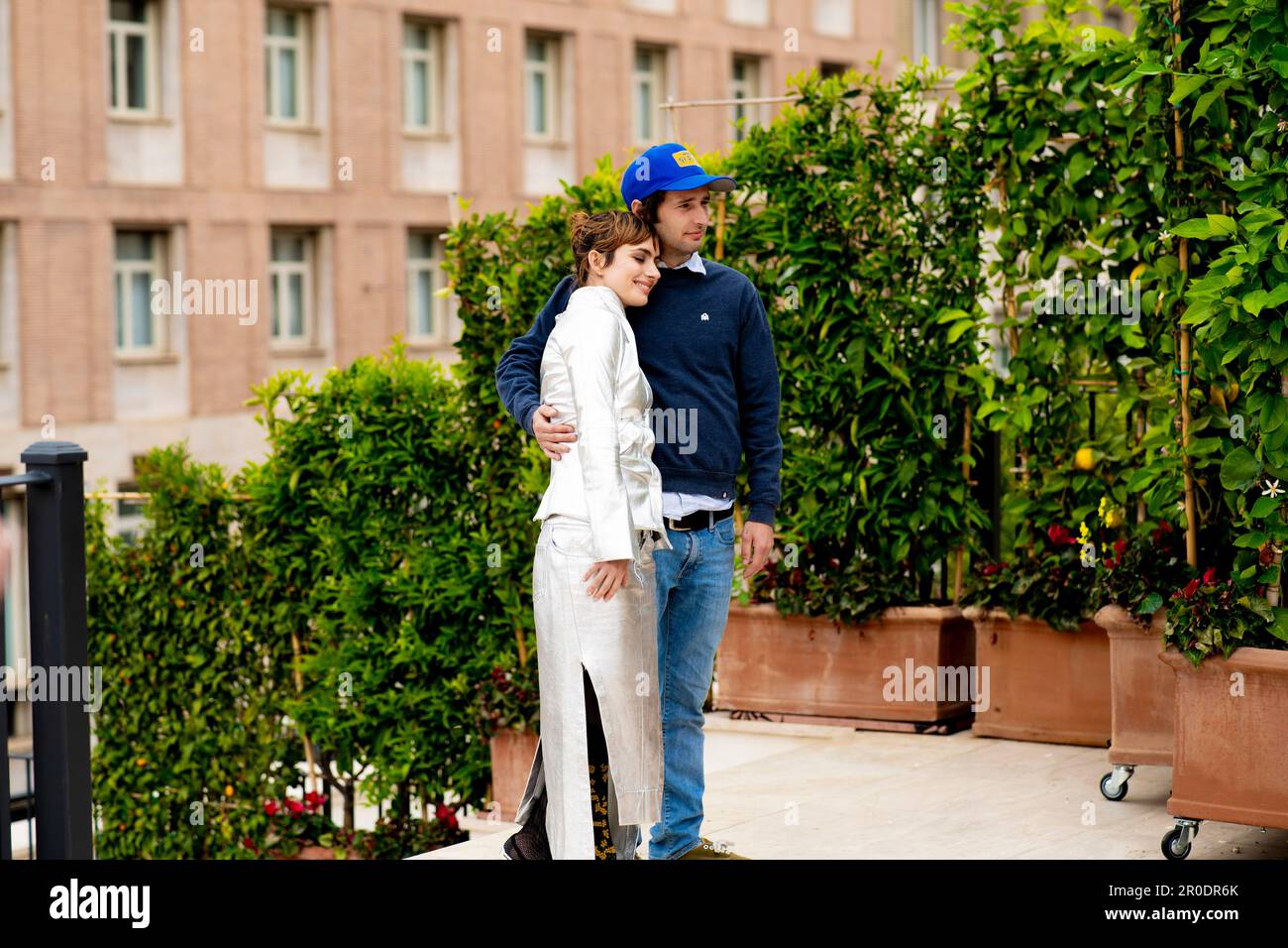 Rome, Italy, 8th May 2023, Hopper Jack Penn and Zoe Bleu Sidel attends ...