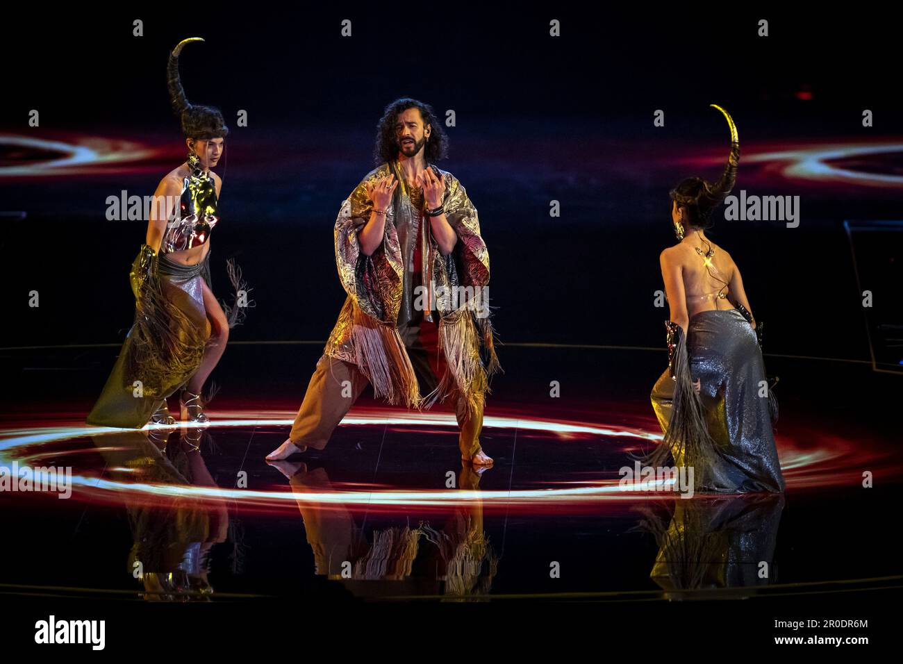LIVERPOOL - Pasha Parfeni from Moldavia during the dress rehearsal for ...