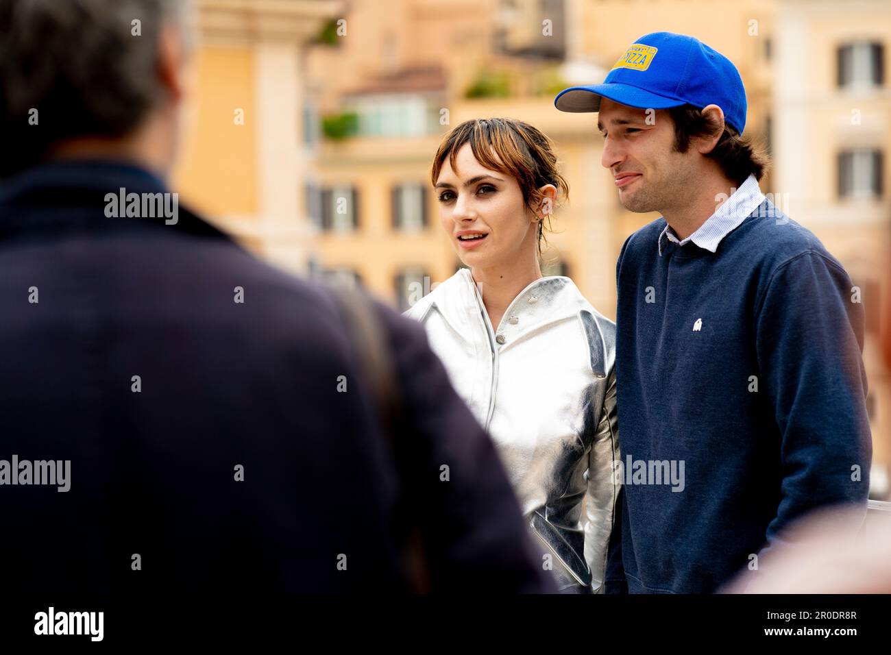 Rome, Italy, 8th May 2023, Hopper Jack Penn and Zoe Bleu Sidel attends ...