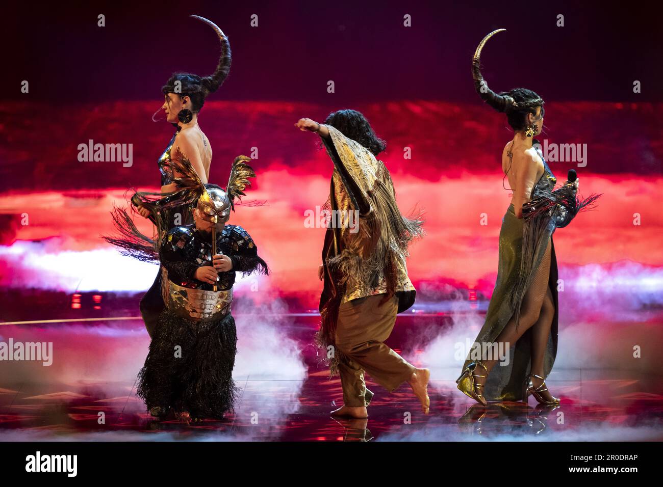 LIVERPOOL - Pasha Parfeni from Moldavia during the dress rehearsal for ...