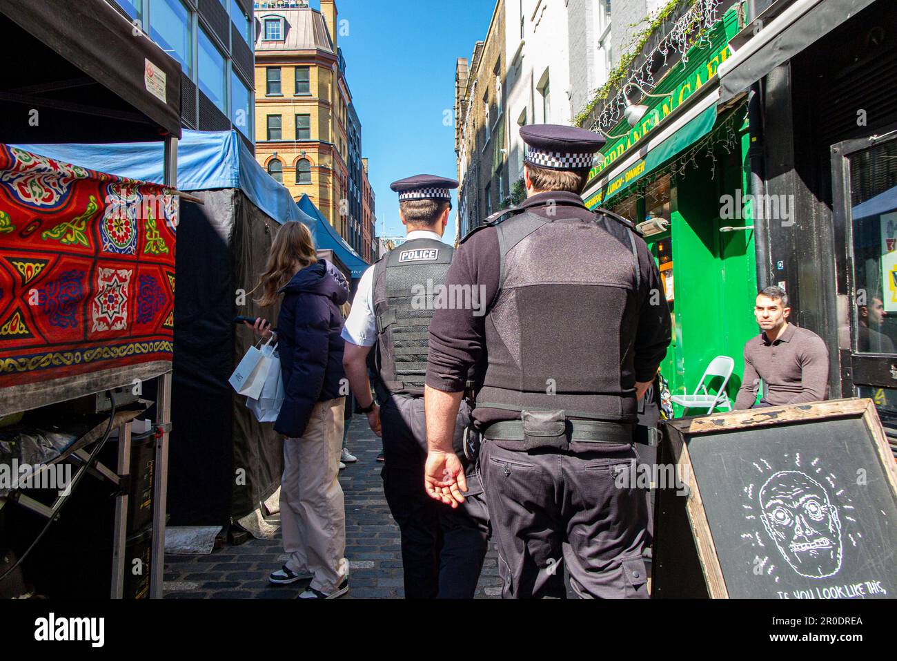 Police officers patrol soho hi-res stock photography and images - Alamy