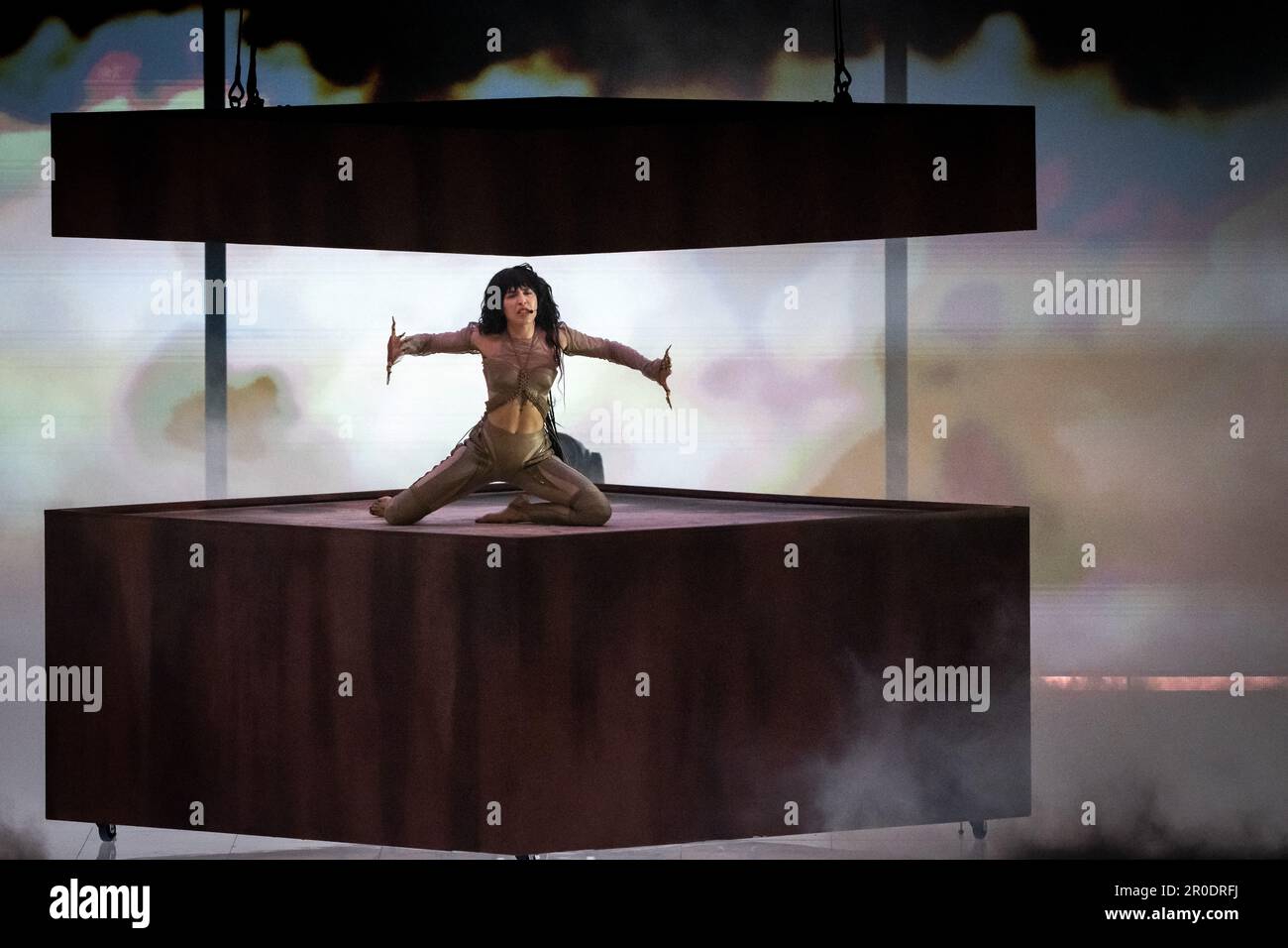 LIVERPOOL - Loreen from Sweden during the dress rehearsal for the first ...