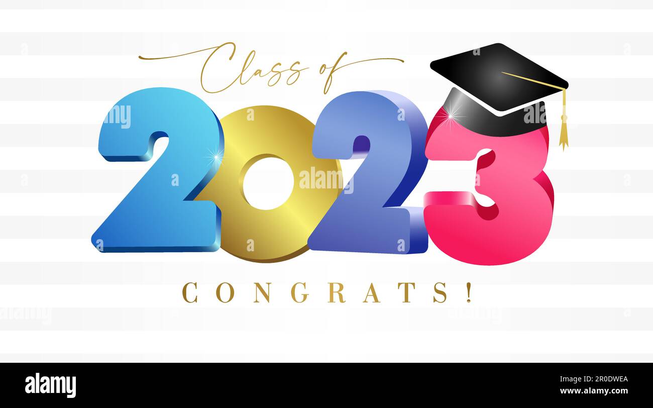 2023 graduate Stock Vector Images - Alamy