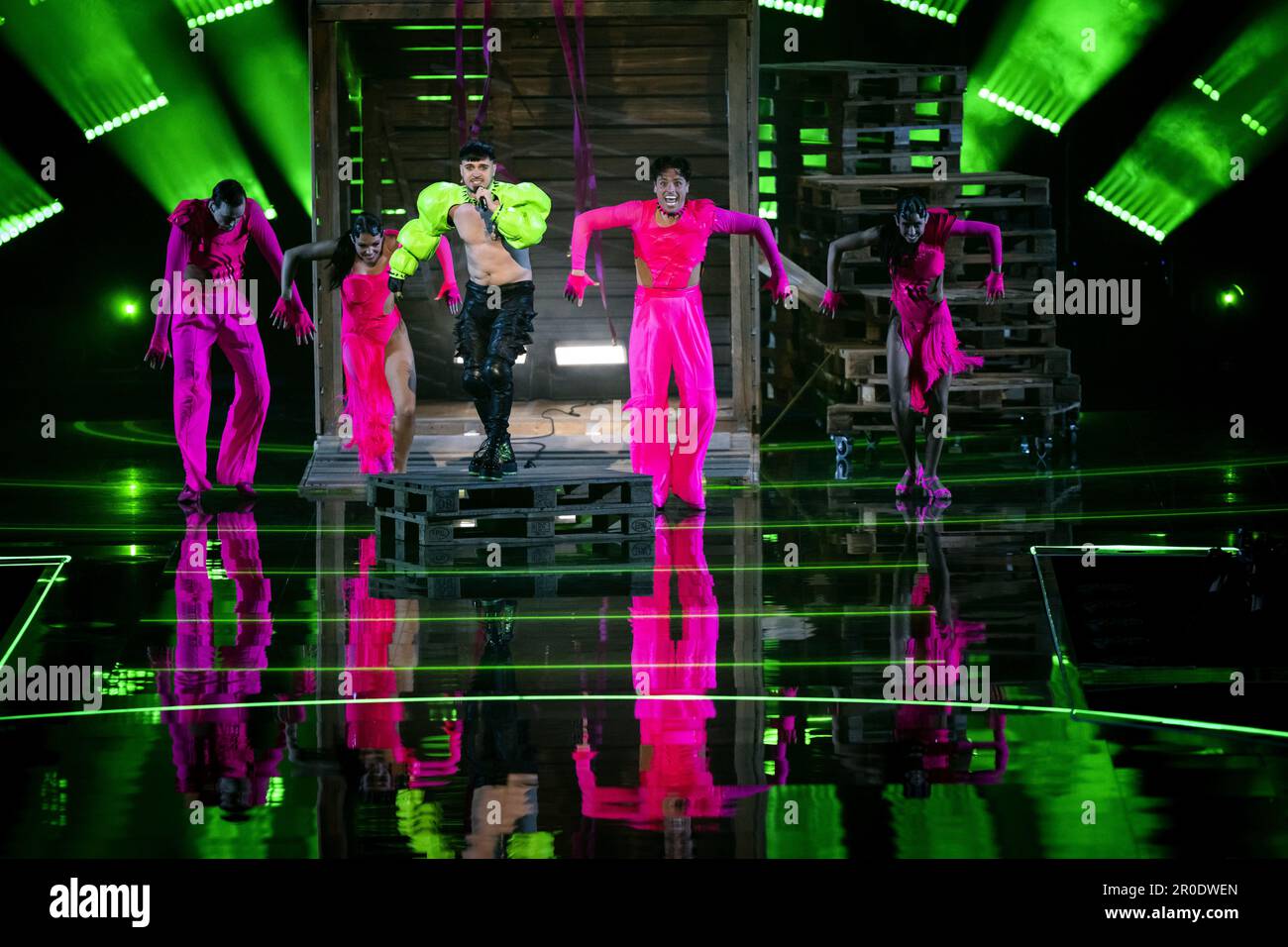 LIVERPOOL - Kaarija from Finland during the dress rehearsal for the ...