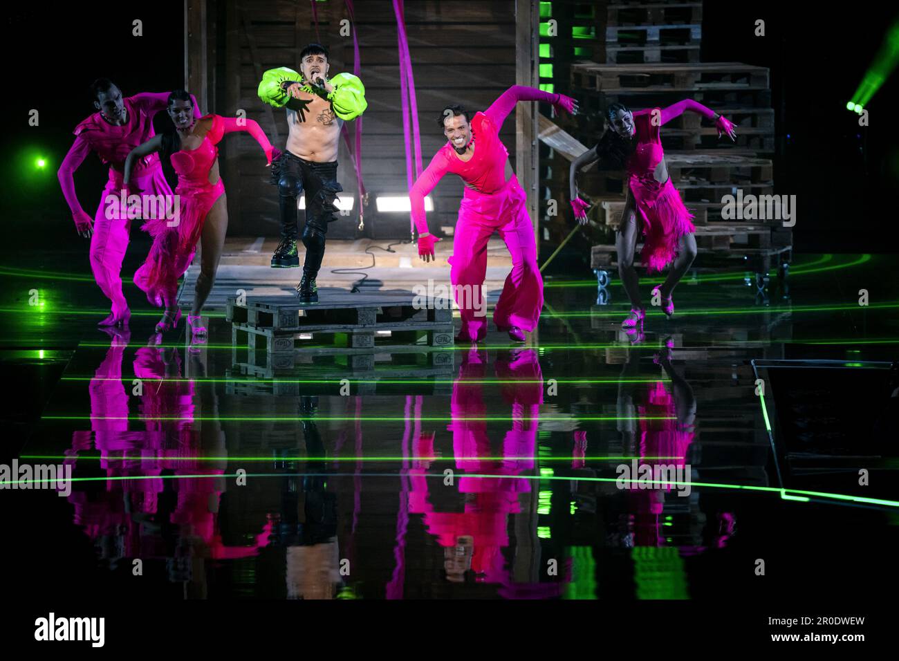 LIVERPOOL - Kaarija from Finland during the dress rehearsal for the ...