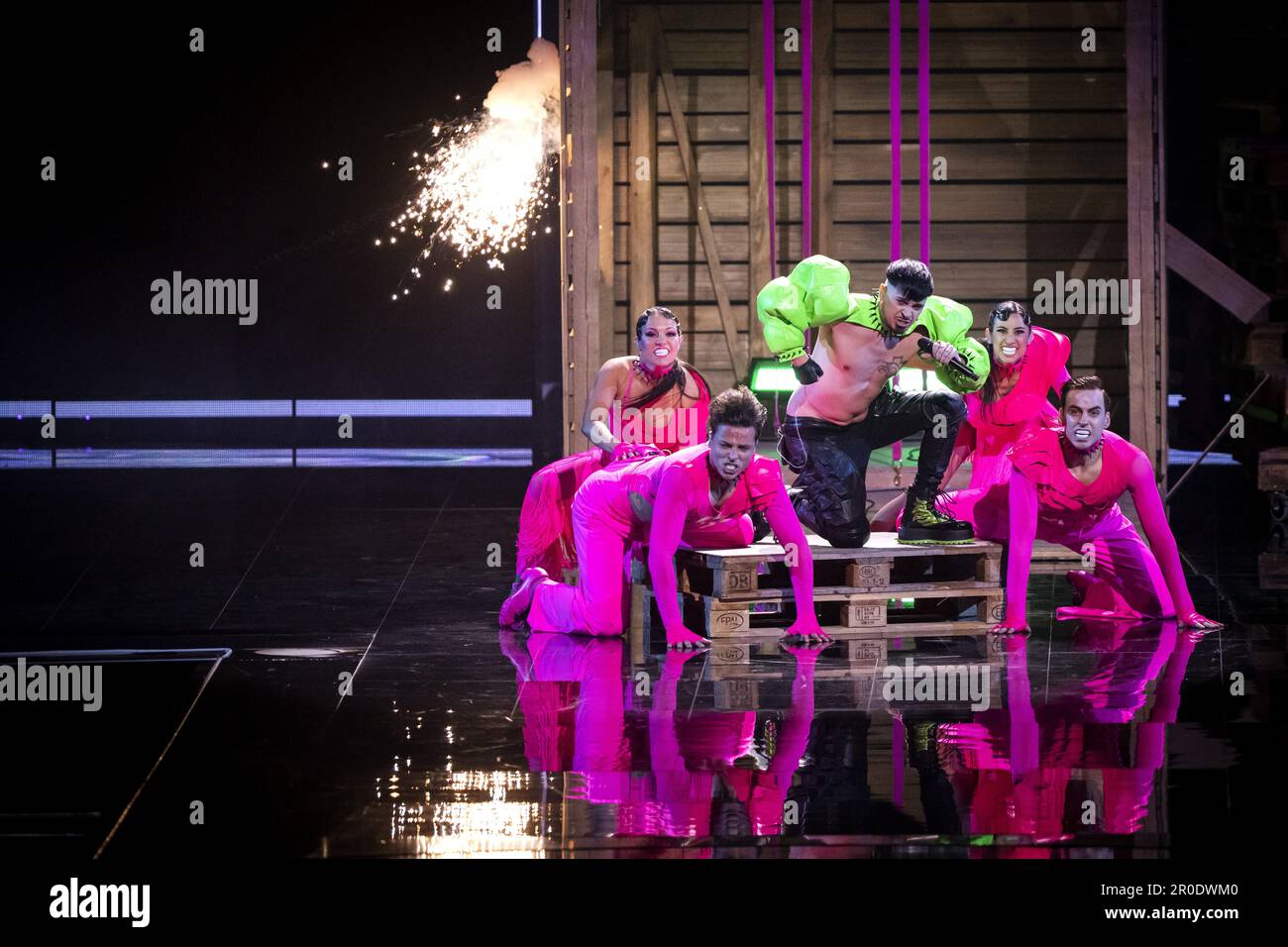 LIVERPOOL - Kaarija from Finland during the dress rehearsal for the ...